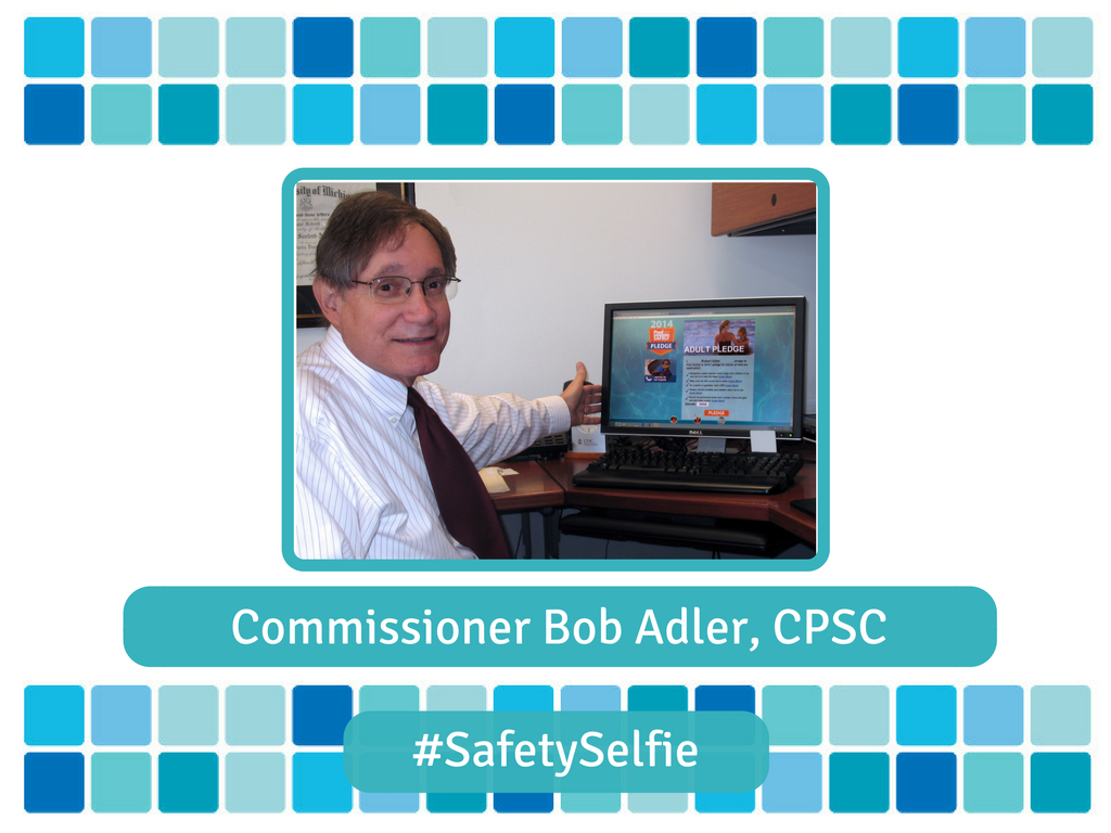 February Safety Selfie: Commissioner Bob Adler | Pool Safely