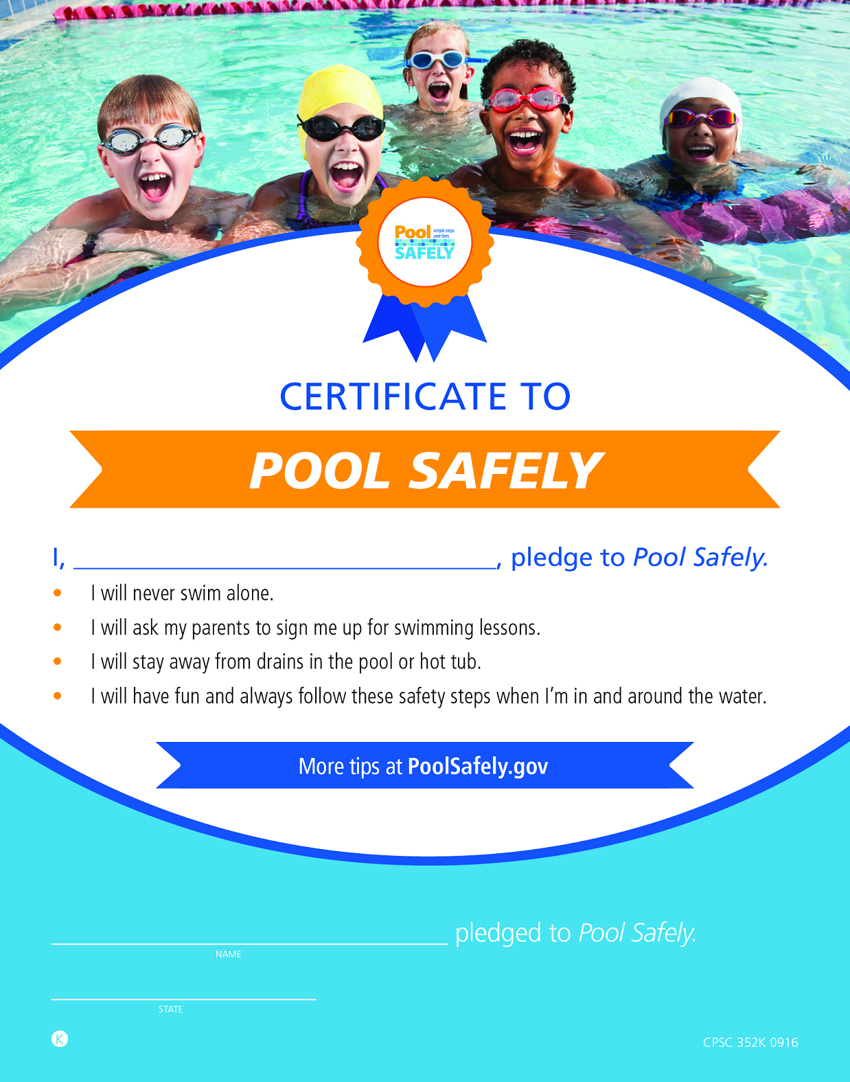 Join Us for Pool Safely Pledge Week From July 17-23 | Pool Safely